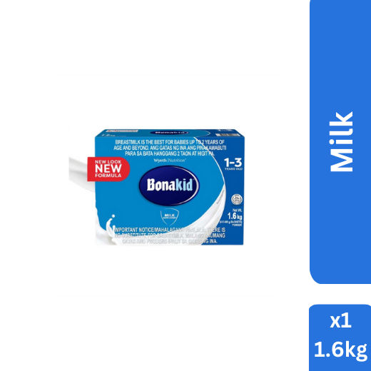 BONAKID 1+ Stage 3 Milk Supplement for 1 to 3 years old 1.6kg | Shopee ...