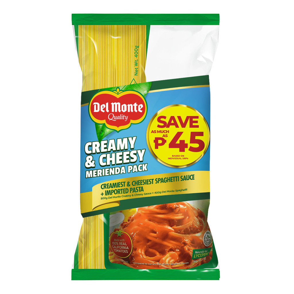 Del Monte Creamy & Cheesy Merienda Pack | Shopee Philippines