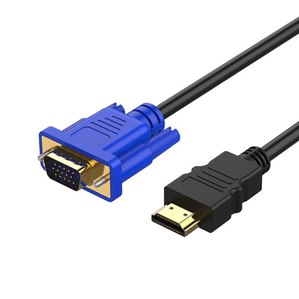 HDMI to VGA Cable Gold-Plated 1080P HDMI Male to VGA Male 1m Active ...