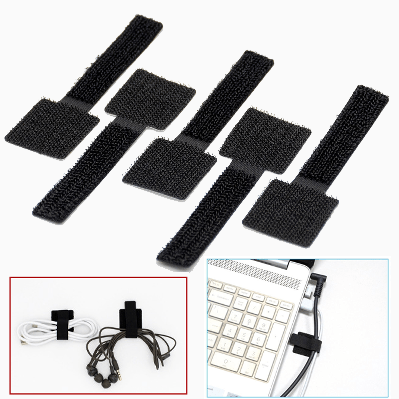 20 Wire Data Cable Storage, Velcro Straps, Computer Cable Harness Ties ...
