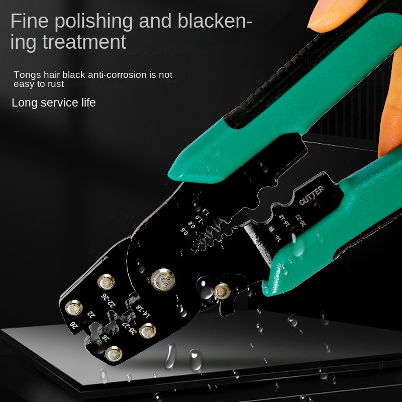 1Pc Industrial Grade Multi-Functional Wire Crimper Multi-Functional ...