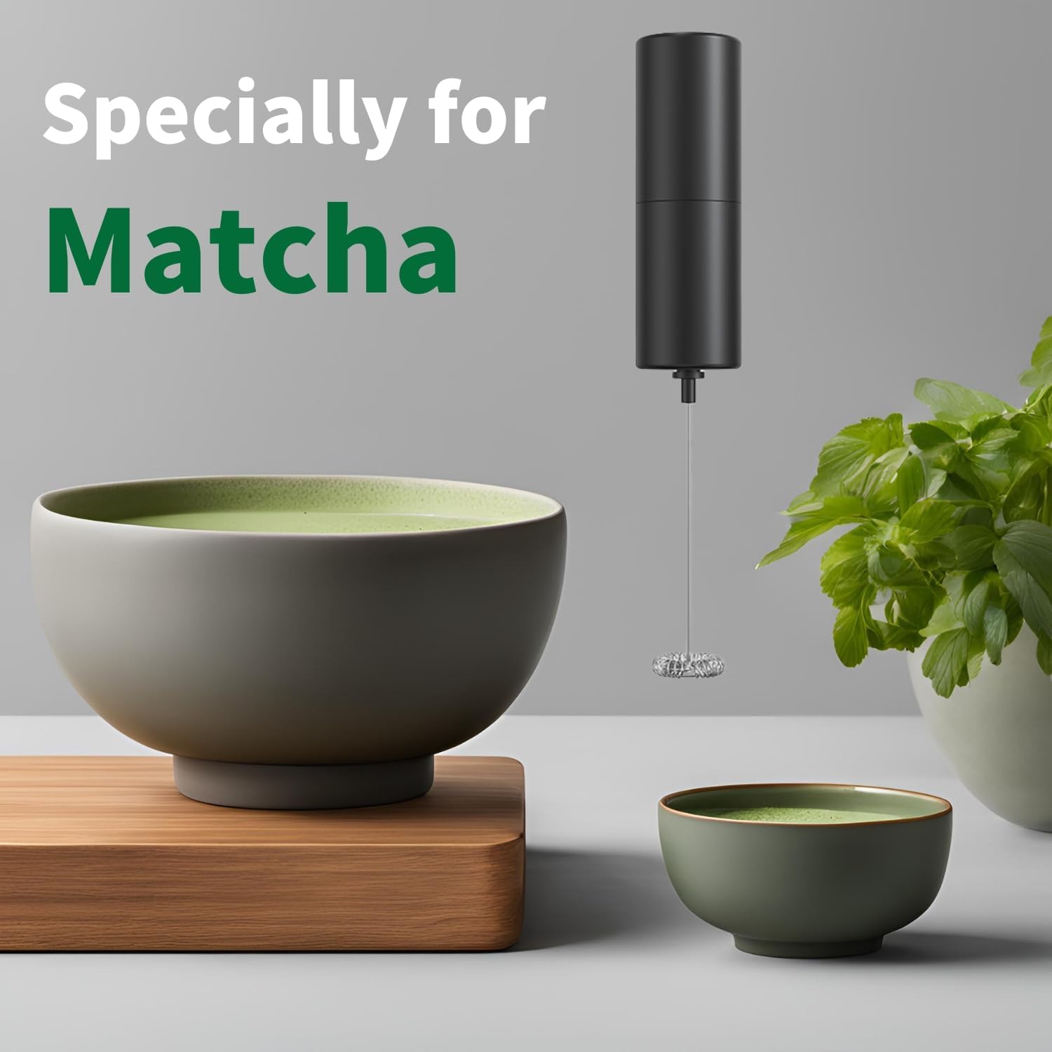 New Electric Matcha Whisk & Milk Frother Set - Electric Egg Beater and ...