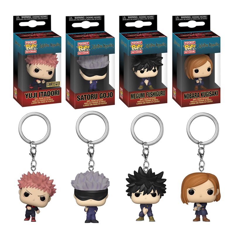 New New Anime Figure Keychain Pendant Itadori Yuji Satoru Gojo ...