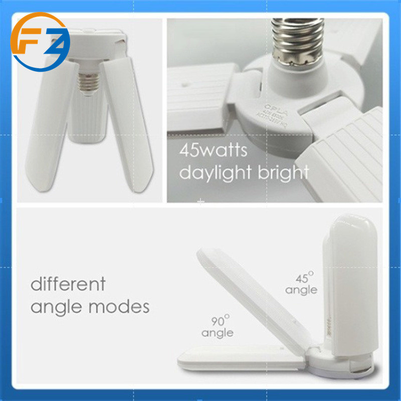 1 Piece Foldable LED Fan Blade Bulb with Customizable Illumination ...