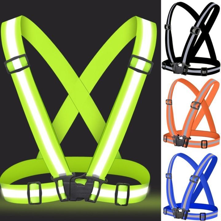 Garter Reflective vest - High Visibility Reflectors for motorcycle ...