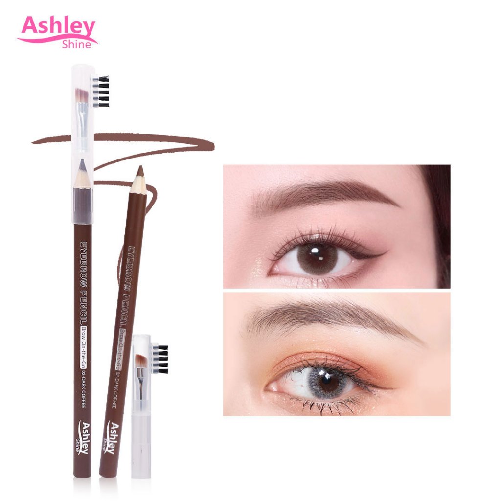 Ashley Shine Eyebrow Pencil Waterproof Brow Liner Long Lasting with 2 ...