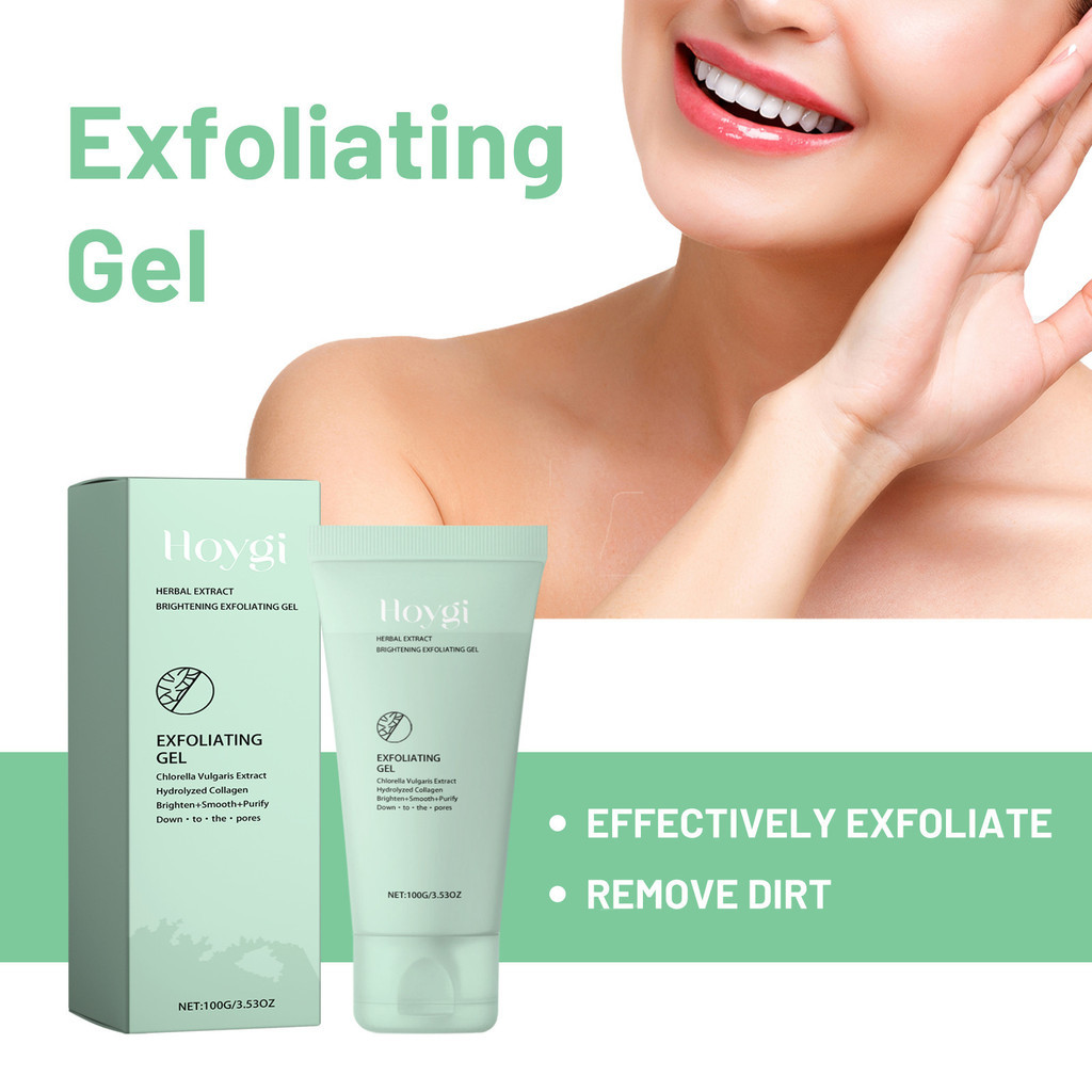 Face Exfoliating Peeling Gel Facial Scrub Acne Blackhead Removal Shrink ...