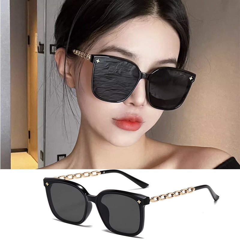 Korean Fashion Sunglasses UV Resistant Retro Unisex Glasses | Shopee ...