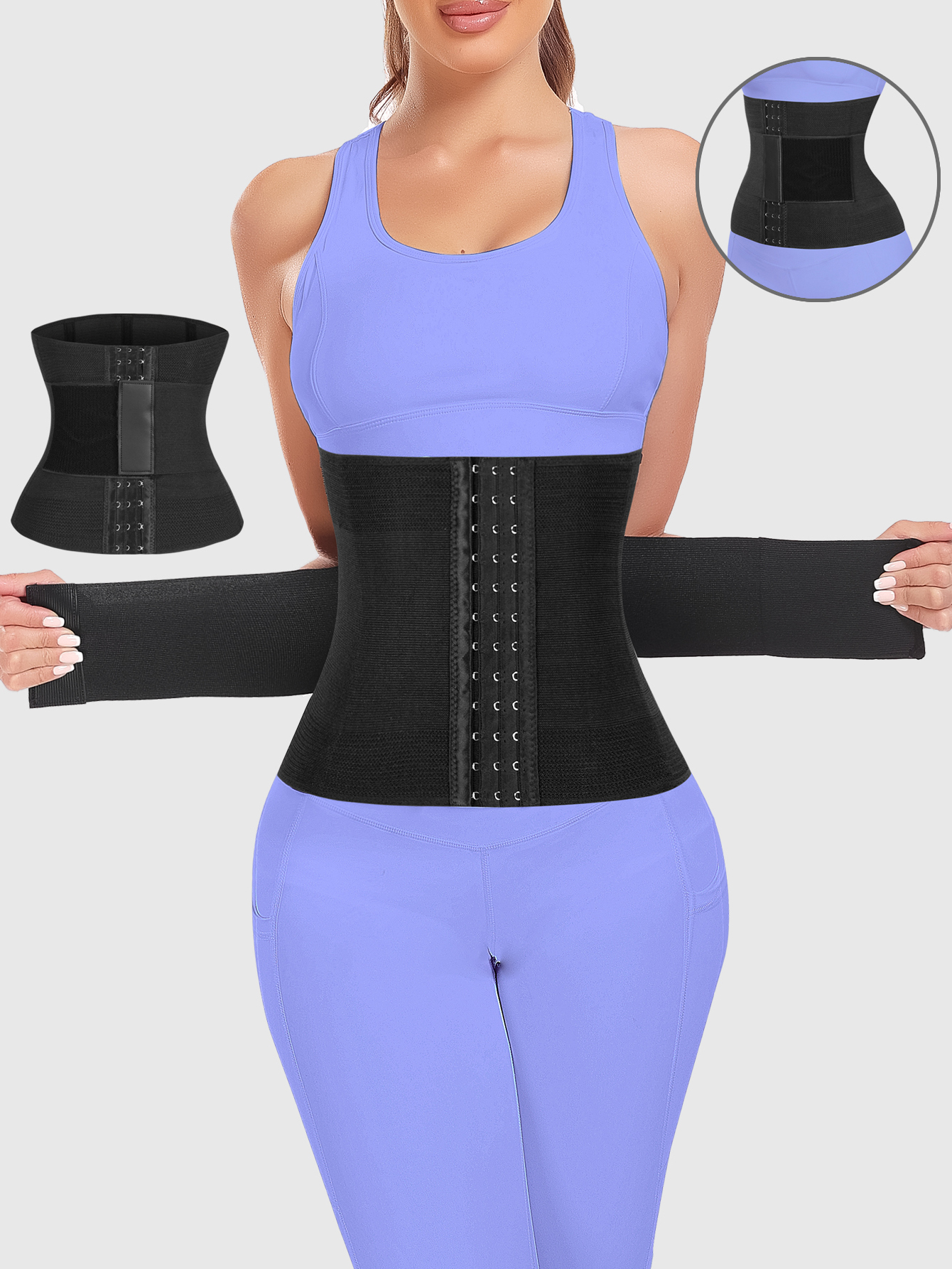 Women's Adjustable Waist Belt - Tummy Control Shaping Belt with Buckle ...