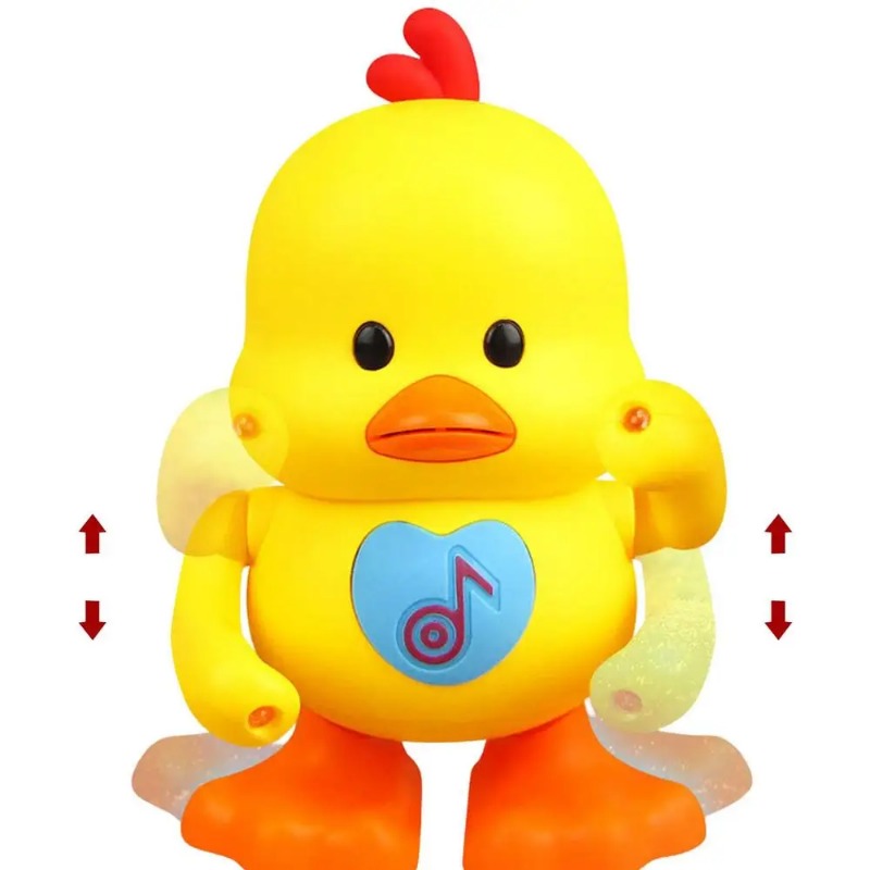 Musical Walking Duck Toy - Light Up Dancing Toy with Music, Baby ...