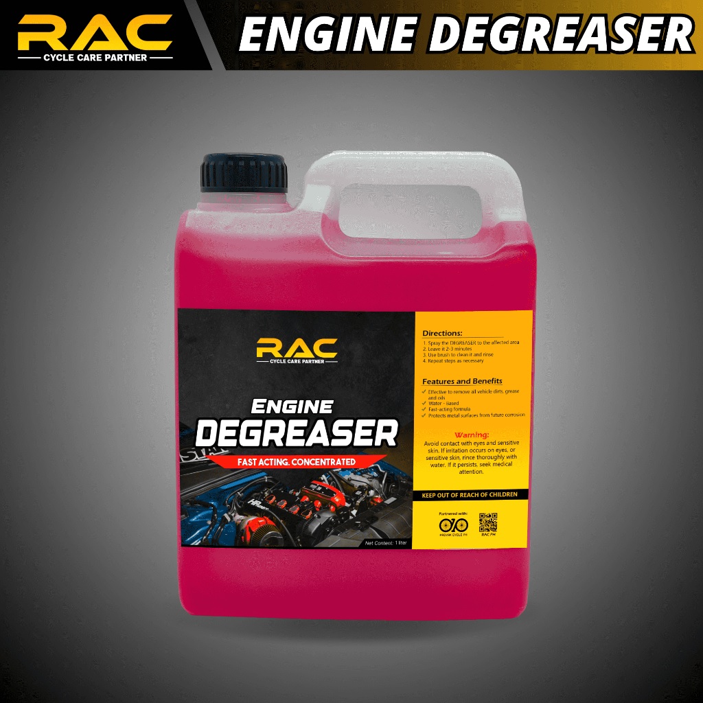 RAC Engine Degreaser 1L | Heavy Duty Engine Cleaner & Grease Remover ...
