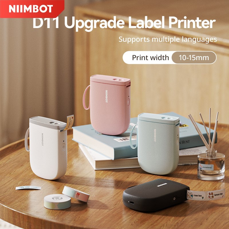 Niimbot D11 Pro Bluetooth Label Printer - Smart Handheld Sticker Maker ...