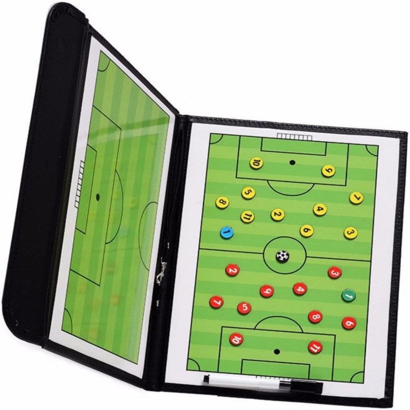 Dry Erase Soccer Coaching Board with Magnets - Tactical Clipboard ...