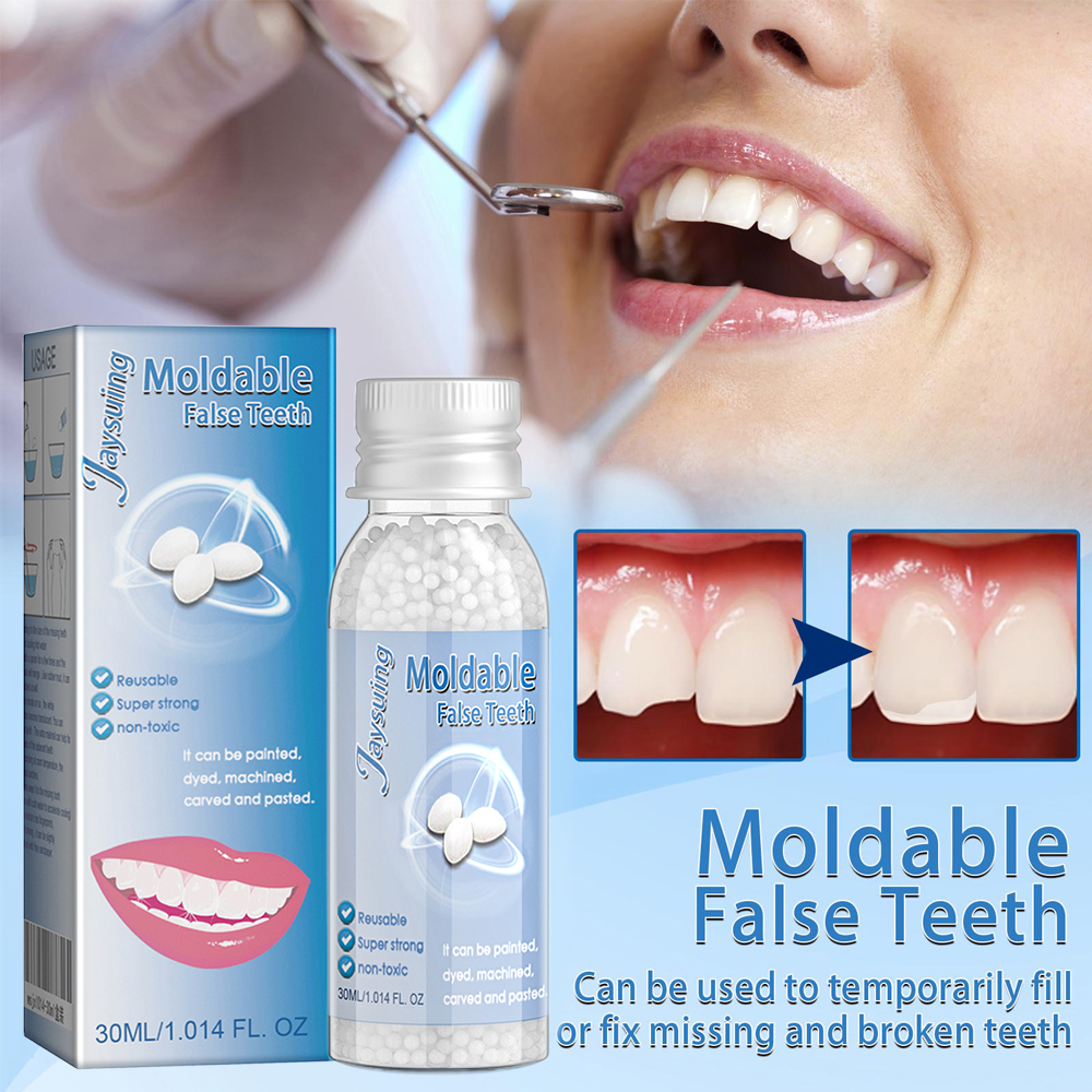 False Teeth Solid Glue Temporary Denture Plastic Denture Gum Denture ...