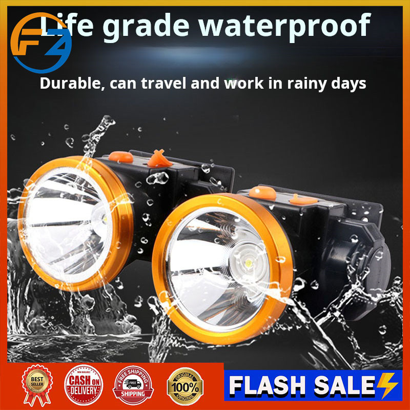 FZ Rechargeable Strong Led Headlight Waterproof Fishing Light Head ...