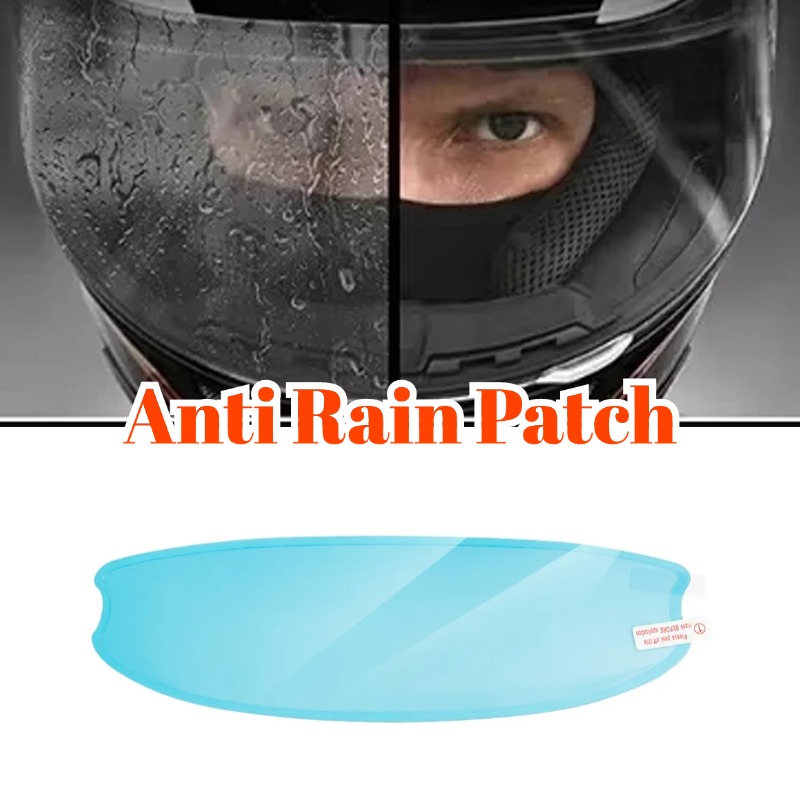 Helmet Rainproof Film Patch Universal Electric Vehicle Riding Safety ...