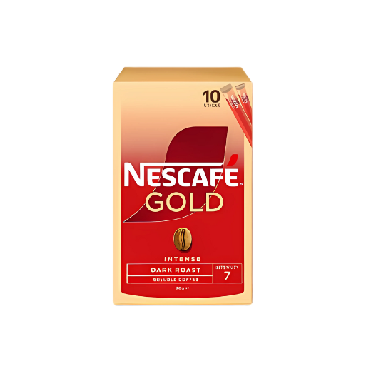 Nescafe Gold Intense Premium Instant Coffee Sticks 2g - Pack of 10 ...