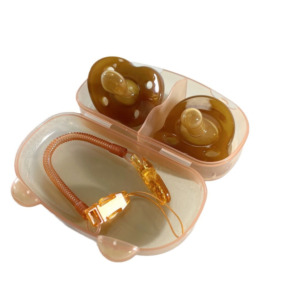 Baby Full Silicone Pacifier Liquid Silicone Soft Two-Pack Comfort ...