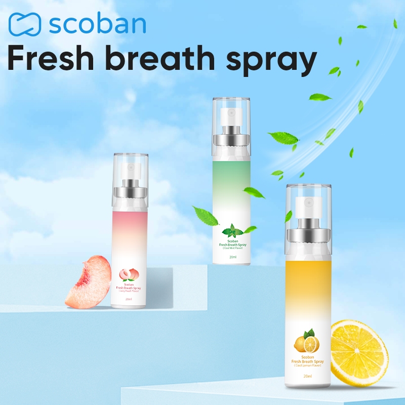 Scoban mouth spray for bad breath fresh breath spray oral care mint ...