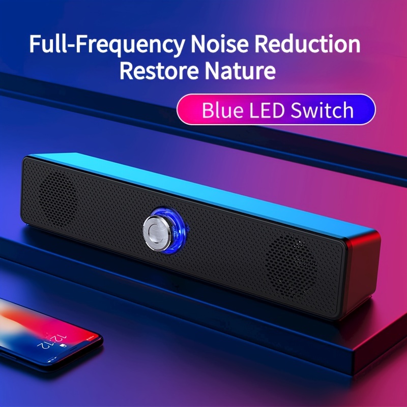 3d Surround Sound Speaker Wired Computer Speaker Subwoofer Suitable for ...