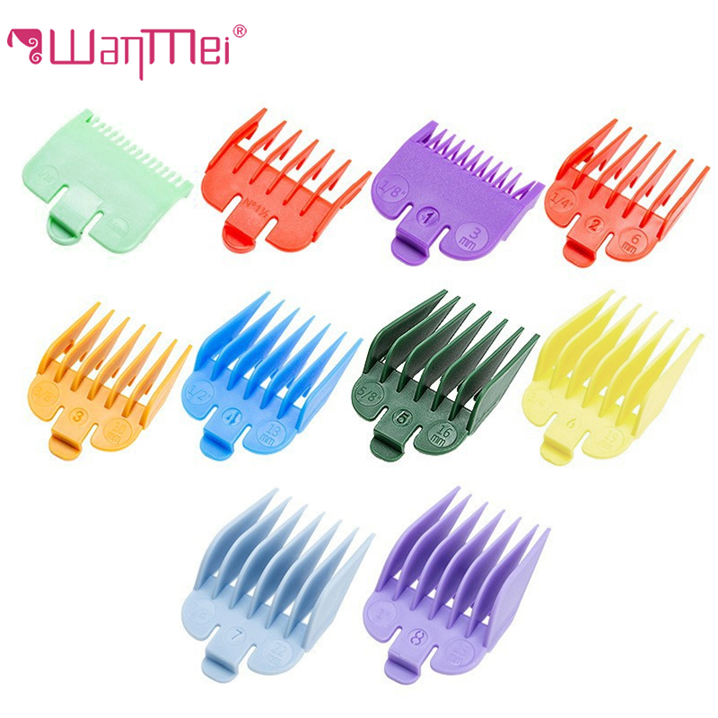 Eight Or Ten Pcs Set Universal Hair Clipper Limit Combs Guide ...