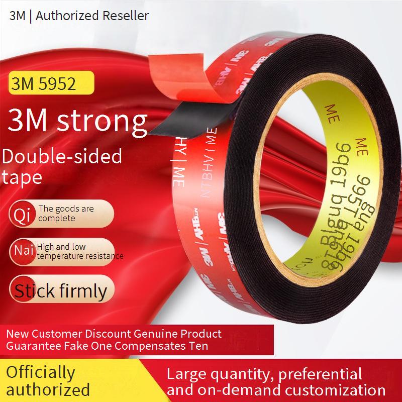 3M Strong Double-Sided Adhesive Glue Tape - Permanent Sticky Roll for ...