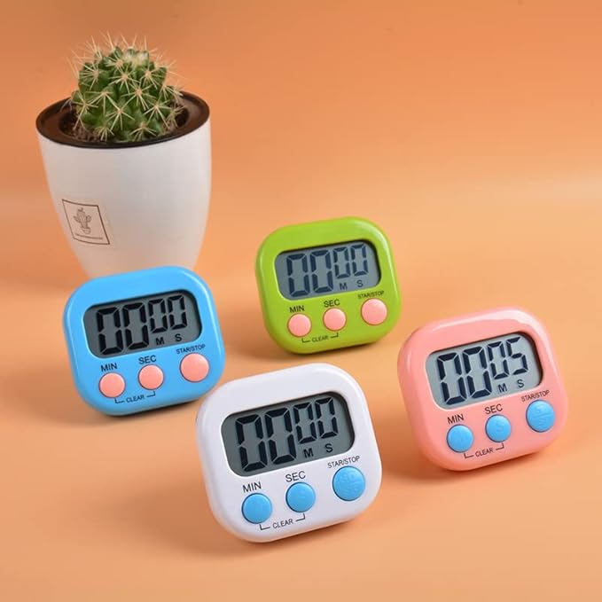 1pc Multi-Function Digital Timer Clock Timer For Kitchen Classroom Learning Work Outdoor Sports ...