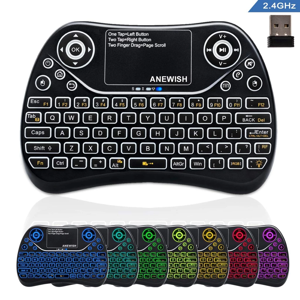 i8 Wireless Mini Keyboard Backlit for Android TV Box | Shopee Philippines
