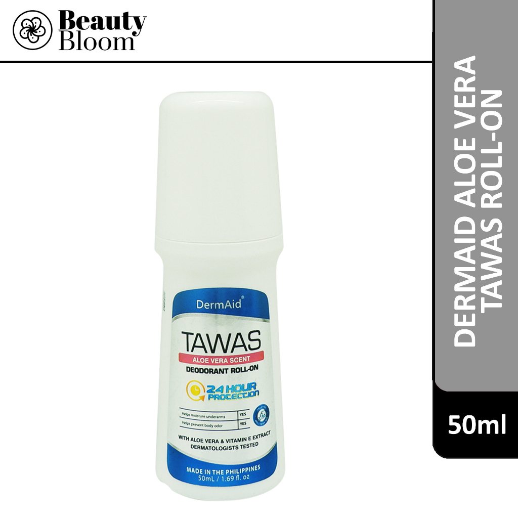 Dermaid Deo Roll On Scented Tawas with Aloe Vera and Vit E 50ml ...
