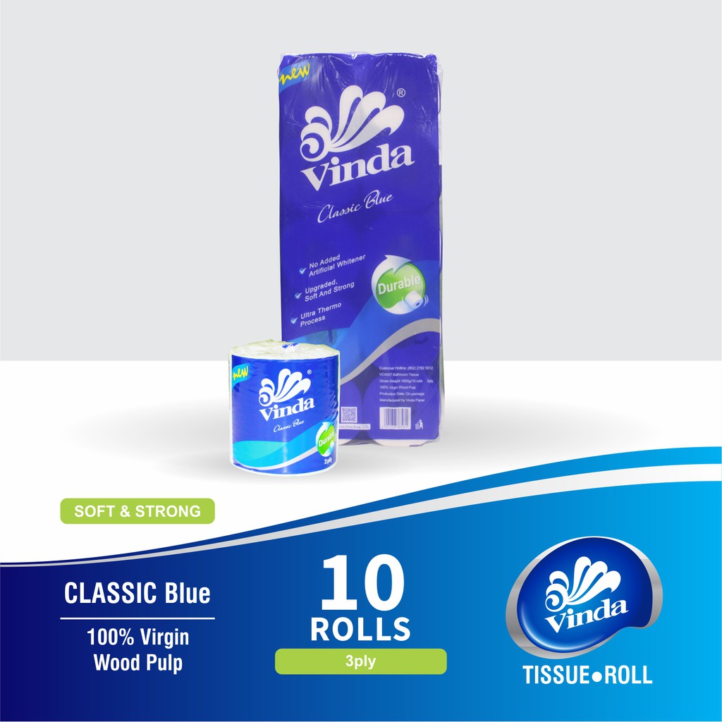 Vinda Classic Bathroom Tissue 160grams 3ply | Shopee Philippines