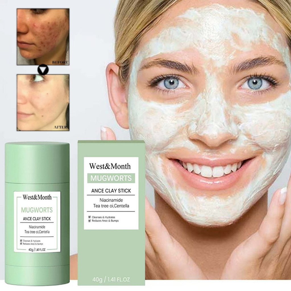 Aicao Acne Removal Mud Mask Stick, 40g, Cleansing and Moisturizing ...