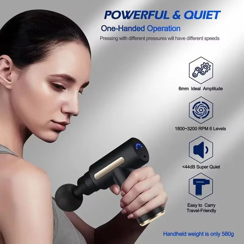 Mini Smart Massage Gun for Muscle Relaxation, Portable Ele ctric Body ...