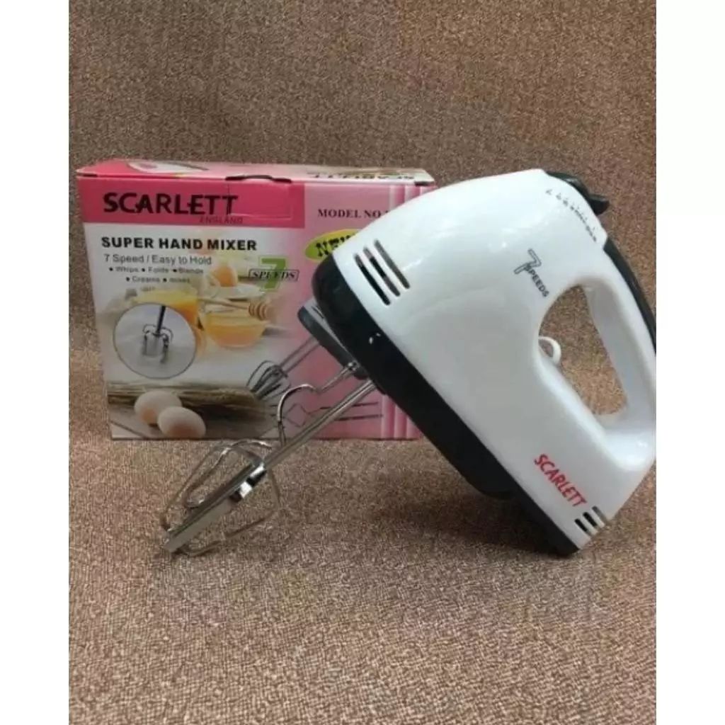No1.go 7 Speed Scarlett Electric Hand Mixer | Shopee Philippines