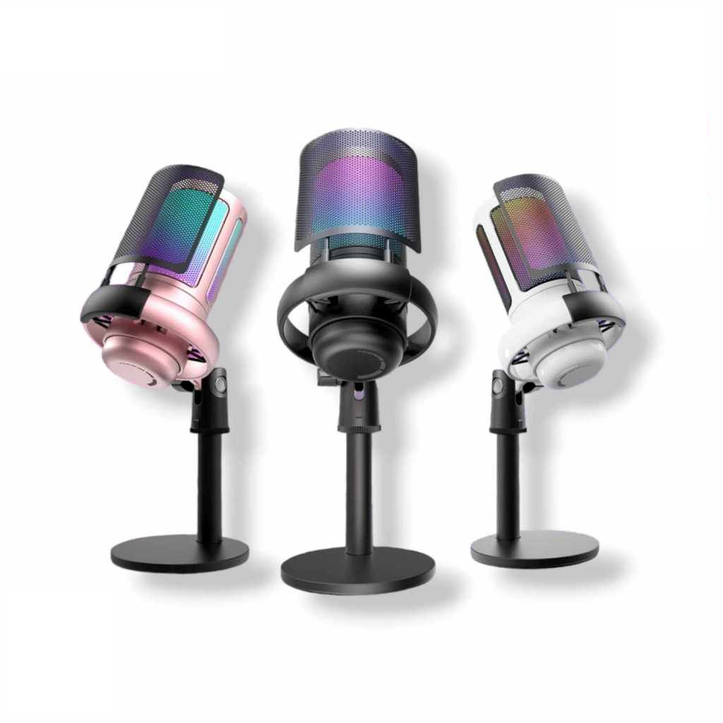 ME6S RGB USB Microphone MIC Gaming Condenser Microphone for PC ...