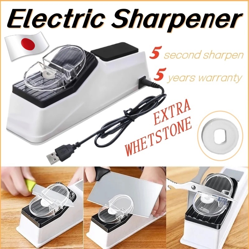 Multifunction electric knife sharpener USB with Protective Cover ...