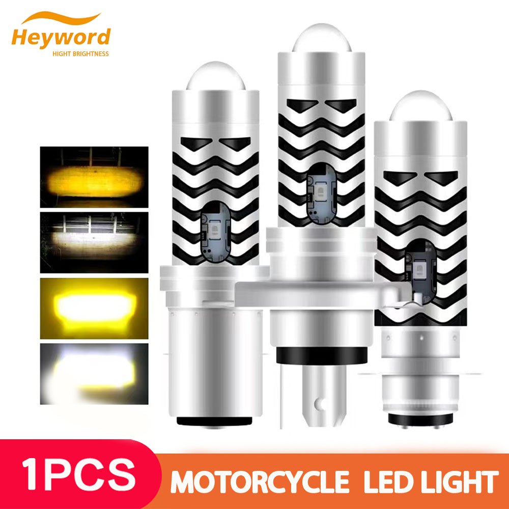 New T19 / H4 LED Headlight Bulb with Park Light Universal High-Low ...