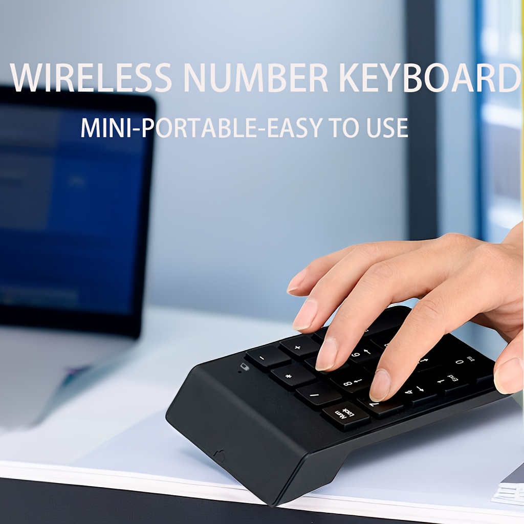 18 Key Numeric Keyboard Portable Silent Numeric Pad Password Keyboard
