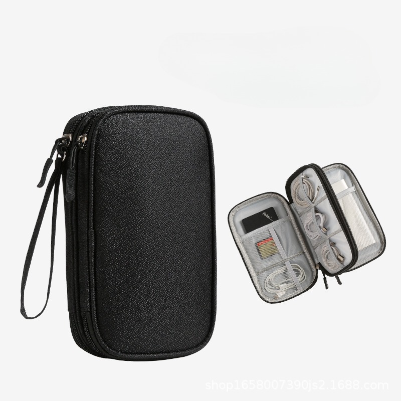 Classic All-Match Travel Portable Storage Bag USB Data Cable Storage ...
