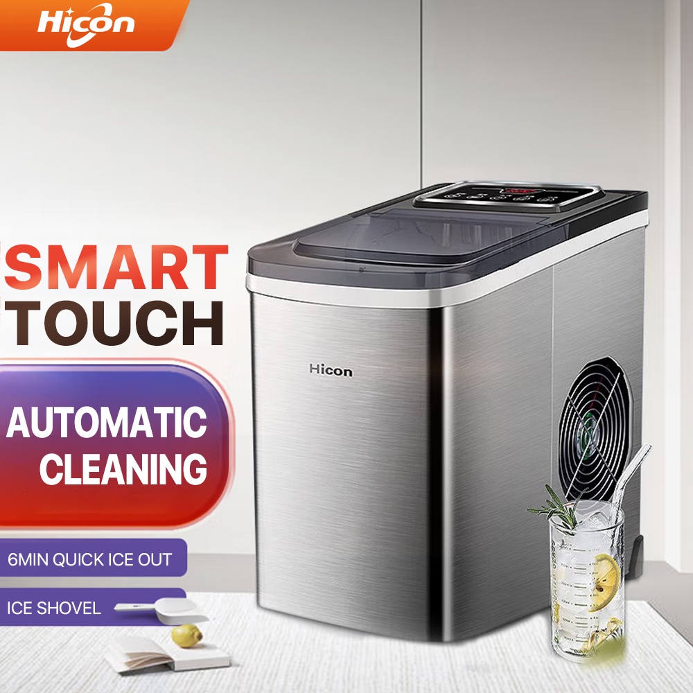Hicon Automatic Ice Maker Machine Fast Portable Household Intelligent ...