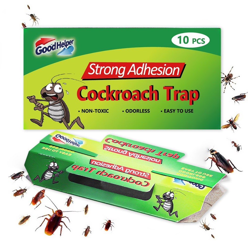 10Pcs/Box Cockroach Roach Traps Roach Bait Roach Motel Cockroach ...