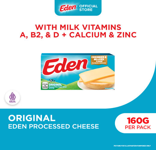 Eden Cheese 160G - With Milk Vitamins A, B2, D + Calcium & Zinc ...