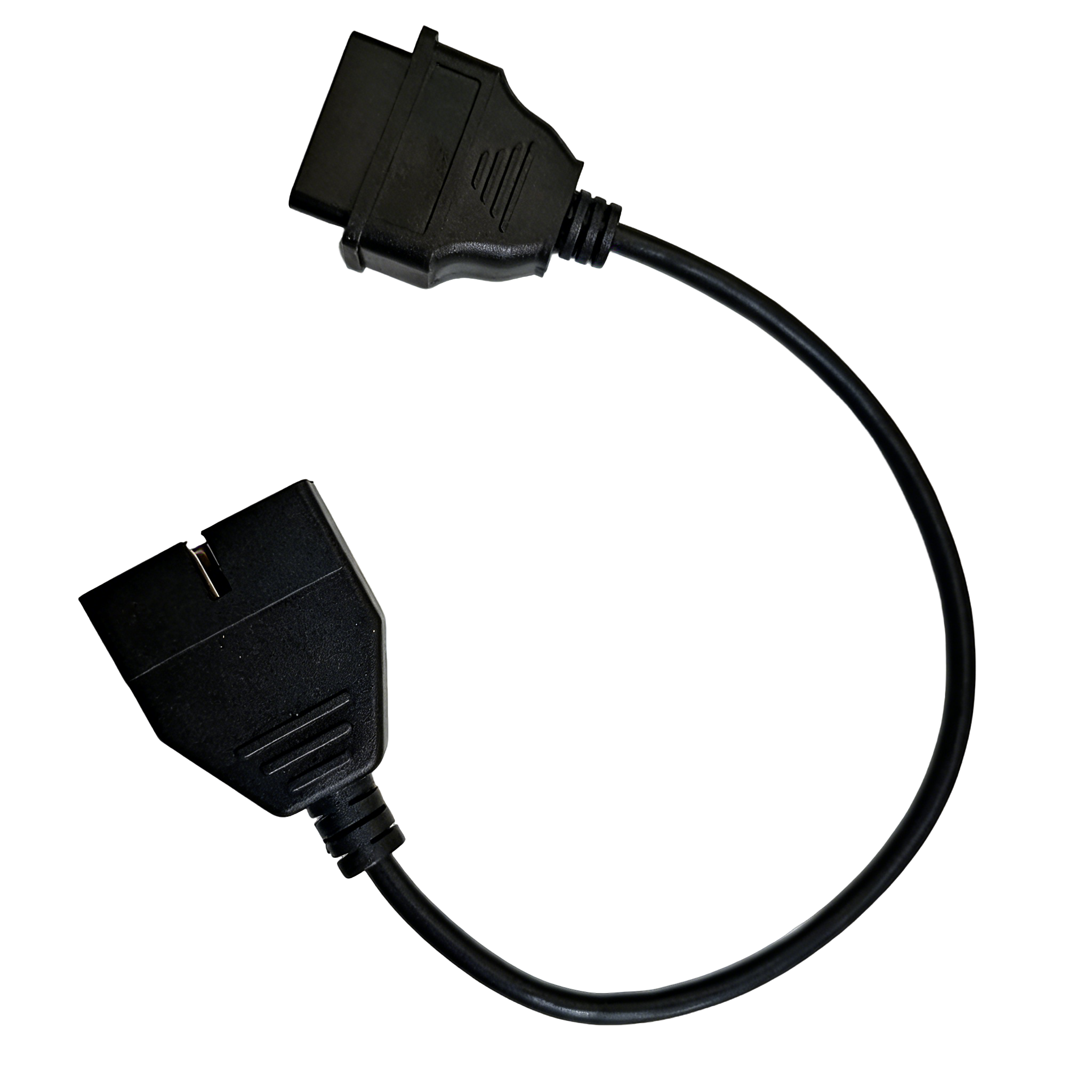 OBD1 to OBD2 Adapter: OBD1 12 Pins to OBD2 16 Pins Scanner Diagnostic ...