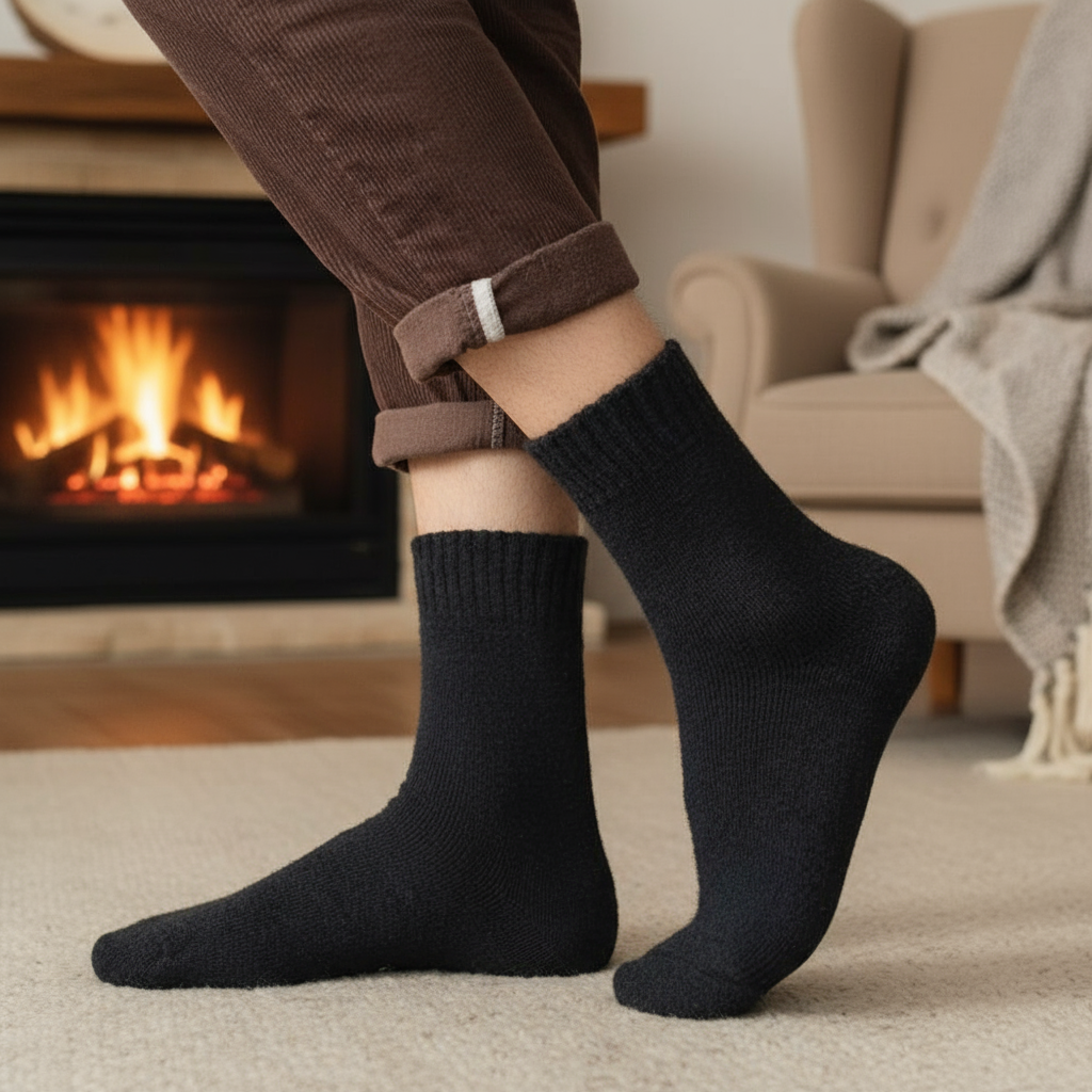 Odor-Resistant Black Student Socks, 1 Pair – Antibacterial School ...