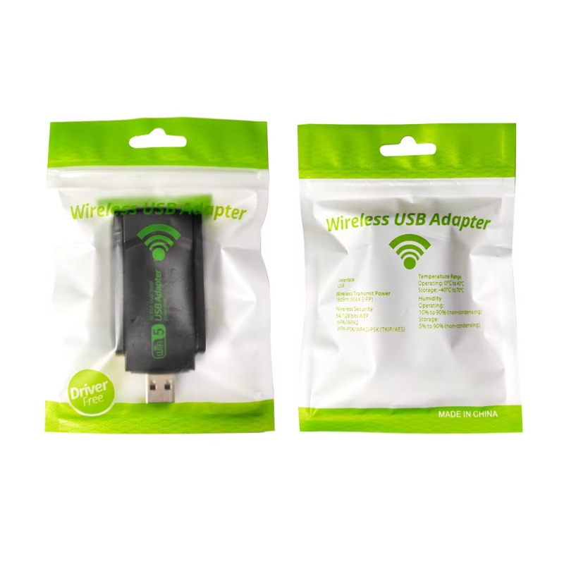 Driver-Free wifi for pc 5 USB Adapter 650Mbps for Smart Home Devices ...