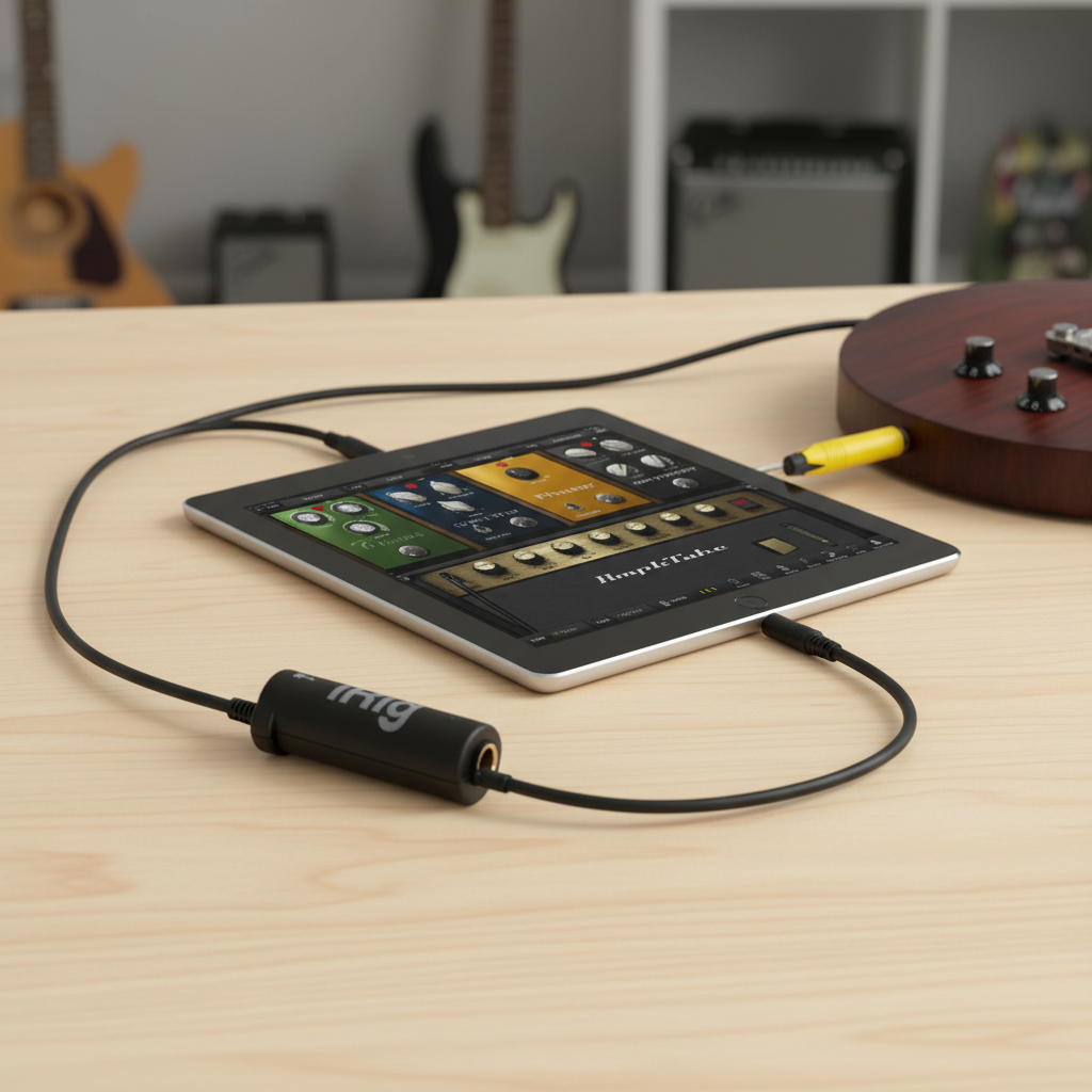 Guitar IRIG Audio Interface Cable Adapter for AMP and Phone Connection ...