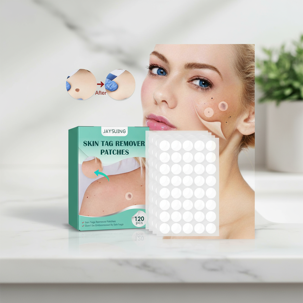 120 Count Wart & Skin Tag Removal Patch, Safe, Quick-Acting, Natural ...