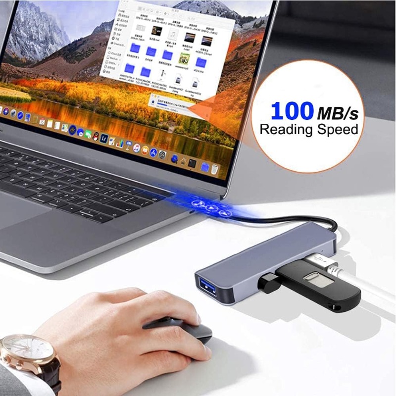 Vga to type cPD Charging 4K HDMI 1 To 4 Computer Dock usb port hub ...