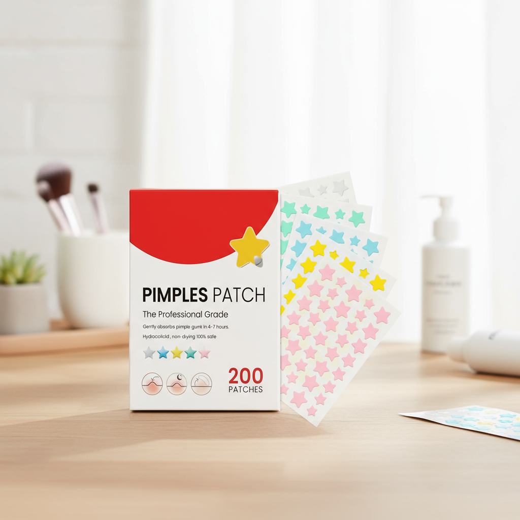200PCS Star Spot Patches for Face, Hydrocolloid Acne Stickers, Blemish ...