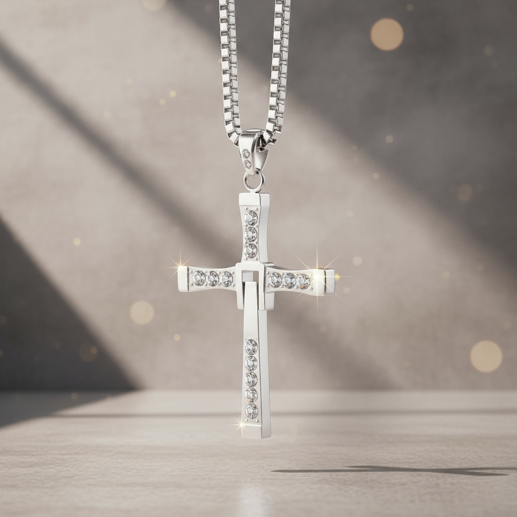 Fast And Furious Movie Collection Dominic Toretto Cross Chain Necklace ...