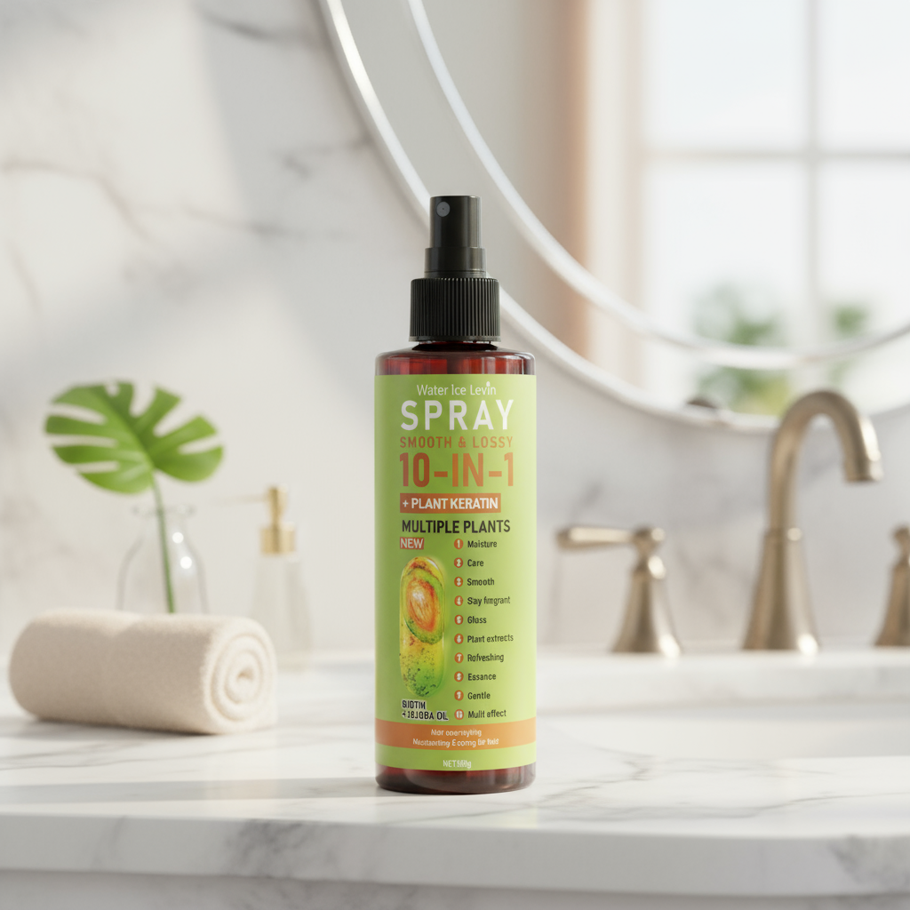 Ten-in-One Leave-In Conditioner Spray, 100ml, Smooth Hair, Salon Heat ...